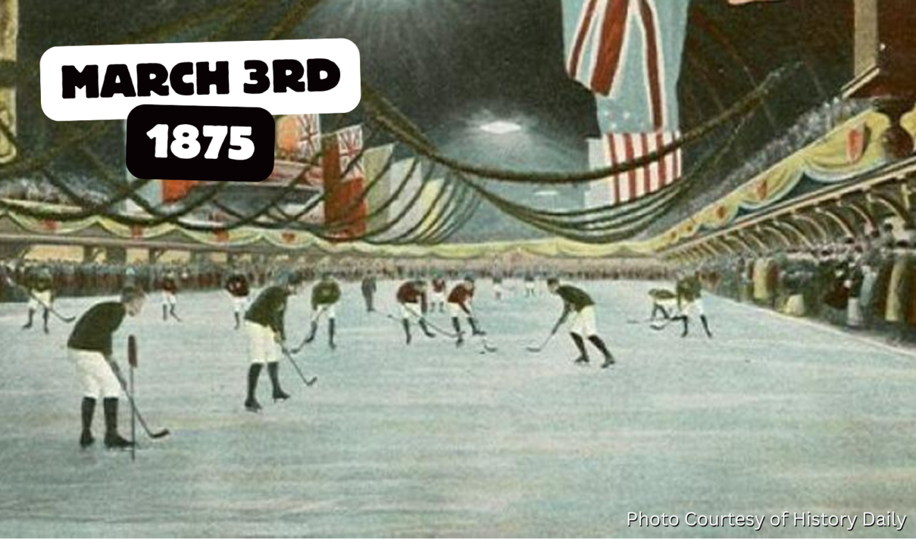 First Lighted Indoor Hockey Match - Radiant History